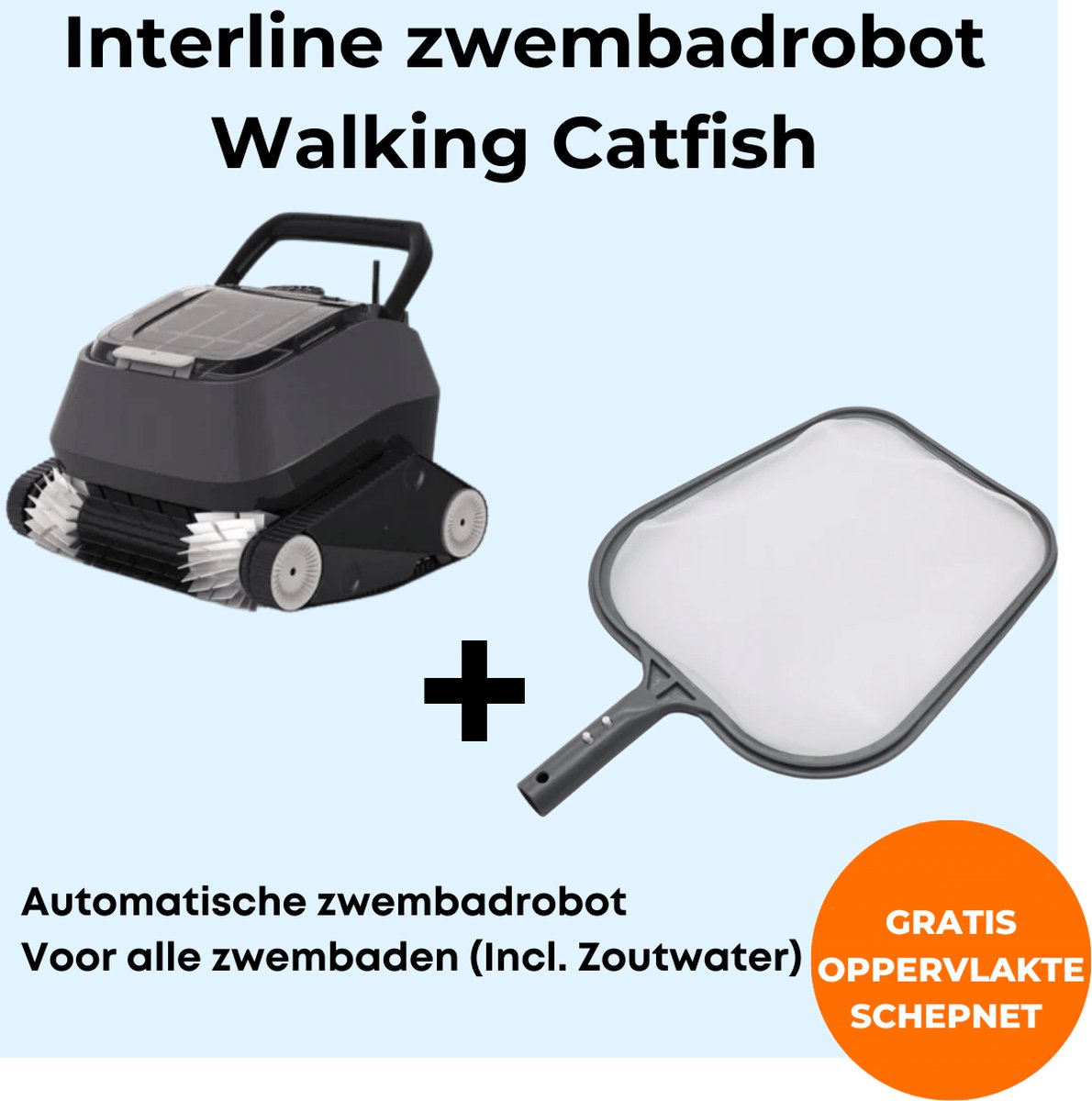 Interline zwembadrobot Walking Catfish - Zwembadrobot - Zwembaden tot ...