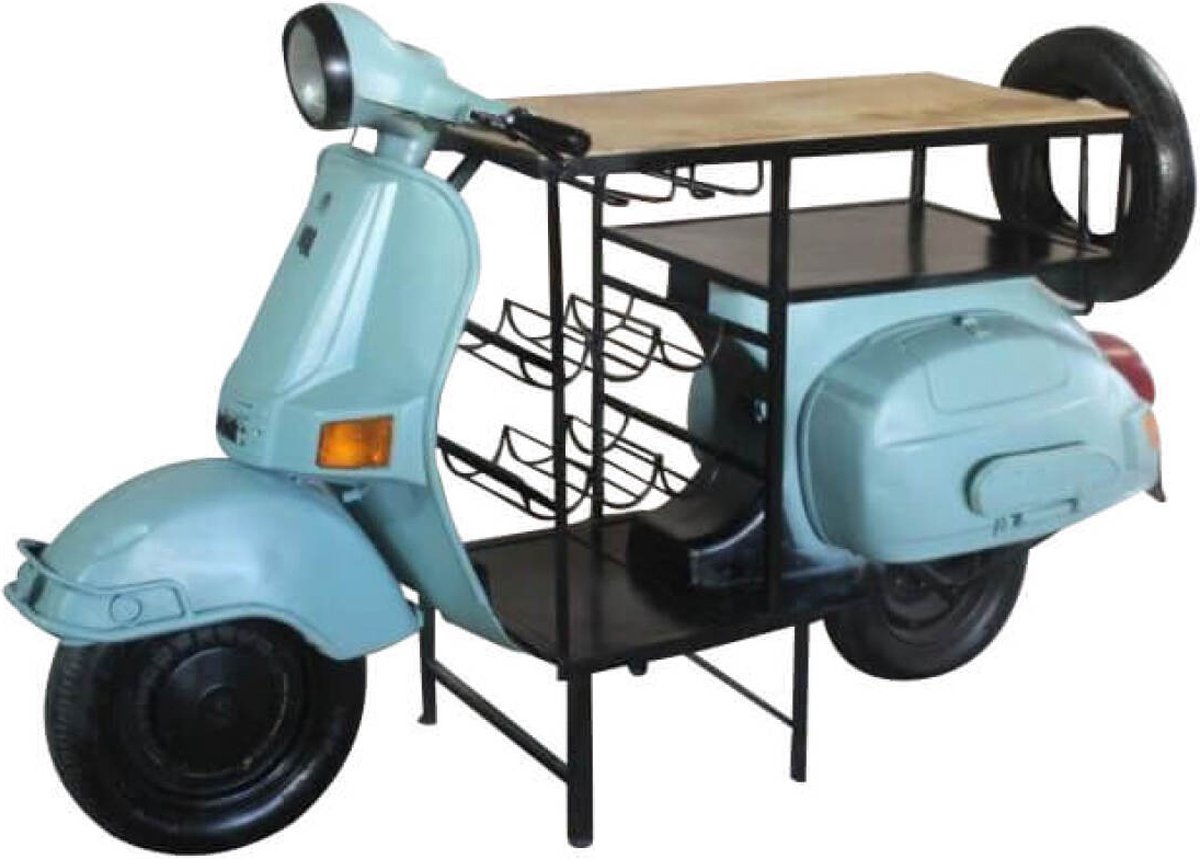 Old Inn - Scooter Vespa - Salontafel - Bijzettafel - Tafelblad ...