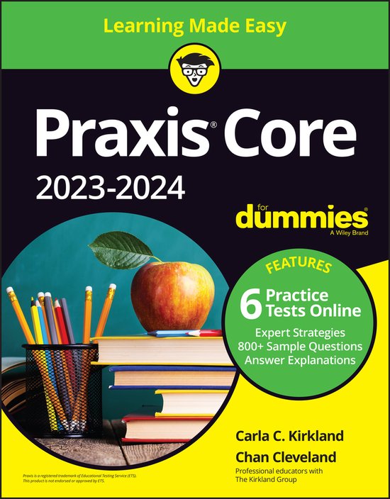Praxis Core 2023-2024 For Dummies with Online Practice | 9781119888178 ...