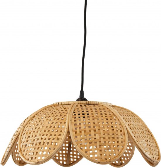 Rotan bloemenvormige hanglamp - rotan naturel - Rotan babykamer - rotan ...