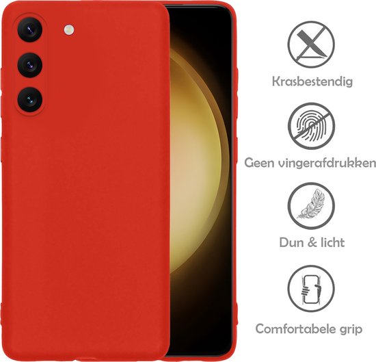 Samsung Galaxy S23 Plus Hoesje Cover Siliconen Back Case - Samsung S23 ...