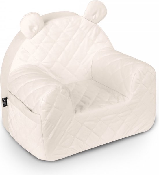 Zachte Kinderstoel Velvet CREAM | bol.com