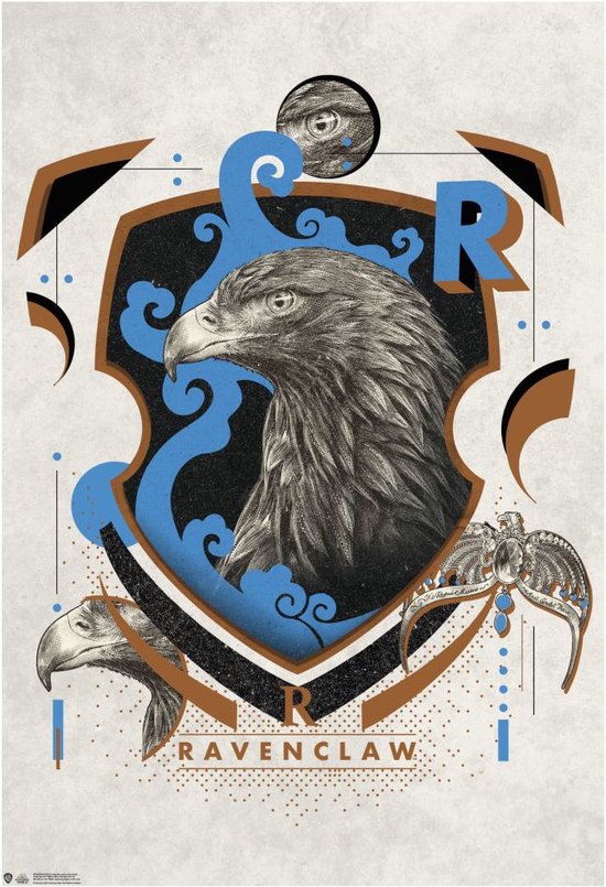 Harry Potter Poster -M- Ravenclaw Poster 2 Multicolours | bol