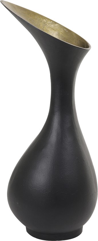 Light & Living Vaas deco 61cm TILIPI zwart+brons | bol