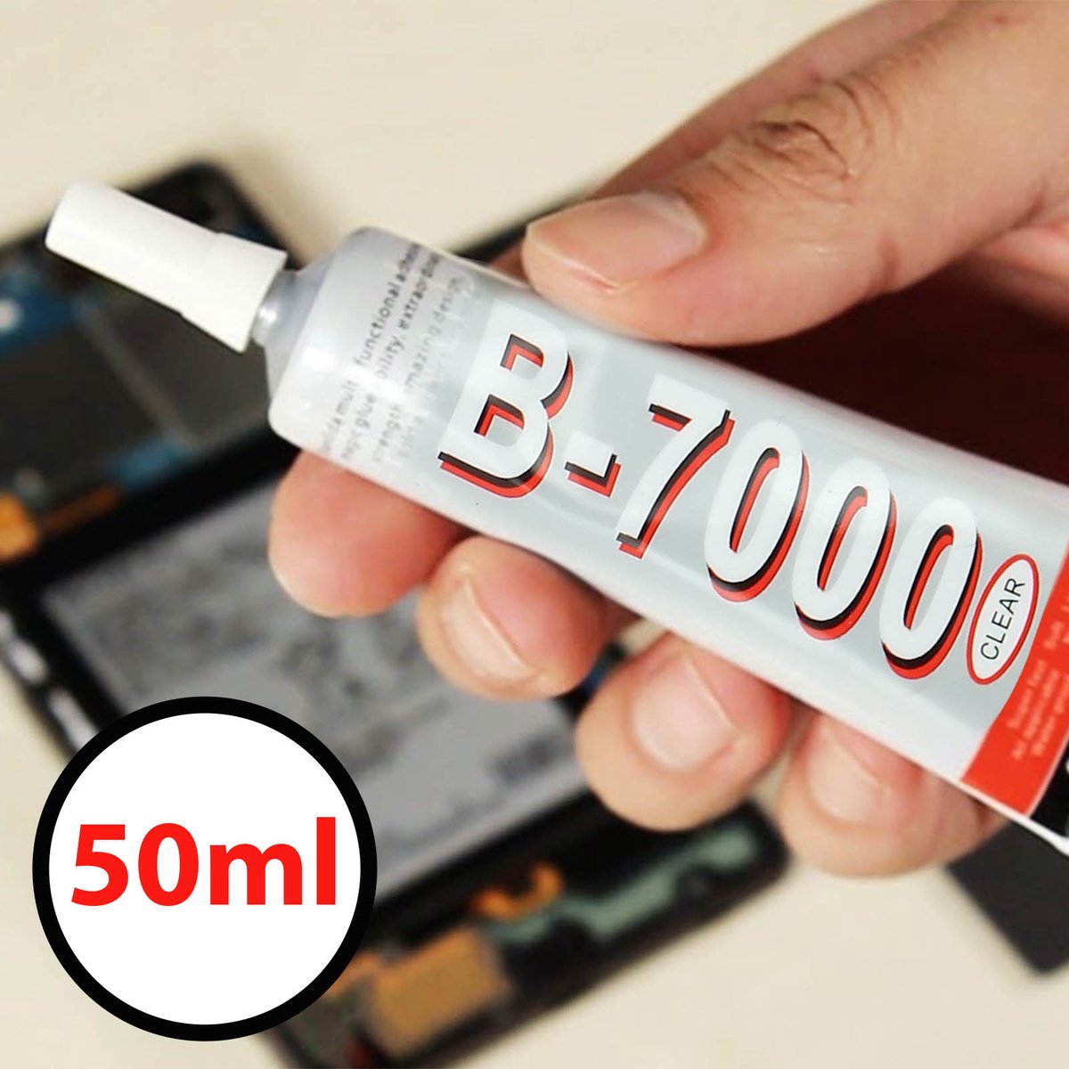 Colle B-7000 50ml Remplacement et Réparation LCD, Ecran et Cadre Transparent | bol.com