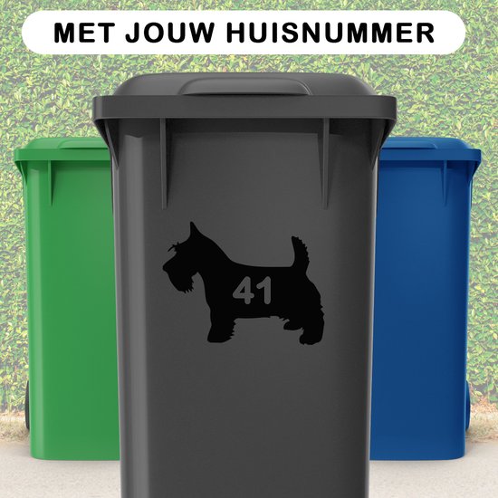 Container Stickers - 4 stuks - 15x20 cm - Container / kliko sticker ...