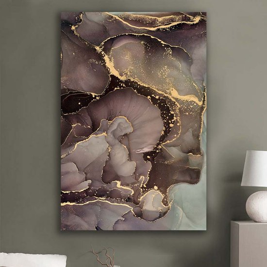 Schilderij 'Gaia' van Oasis Art | 90x60 CM | Gratis ophangsysteem | bol.com