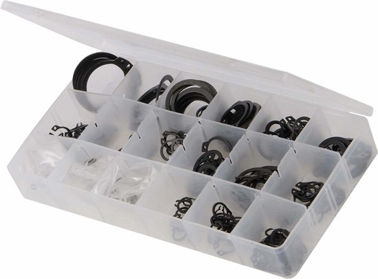 Fixman Borgring assortimentsbox - 255 delig - chemisch gezwart staal ...