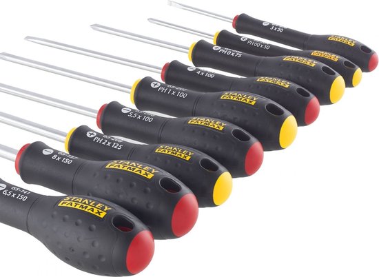 Stanley - FATMAX Schroevendraaierset 10-delig - St/Par/Ph/Spanningszoeker -... | bol