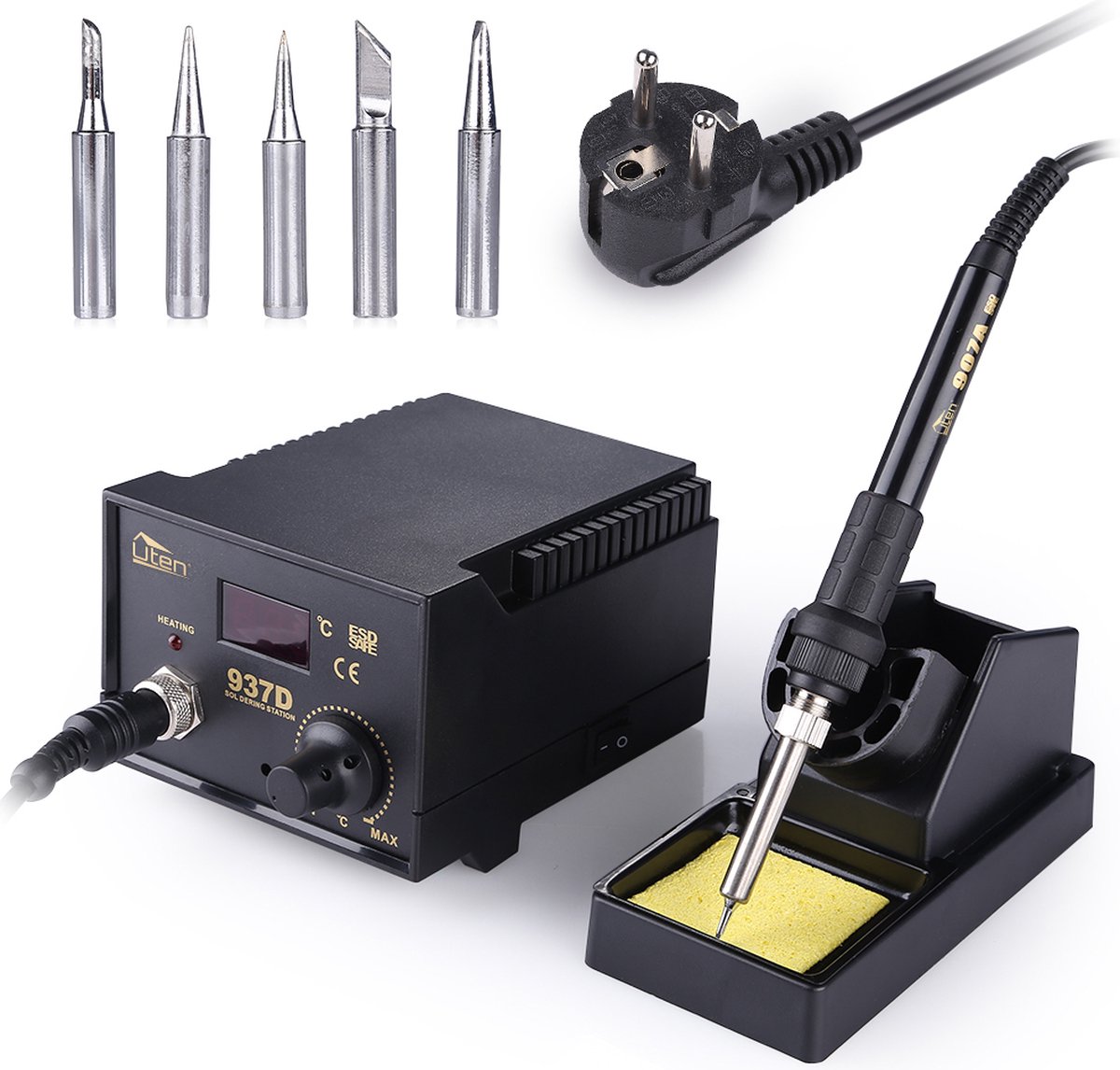 Uten 937D Digitaal Soldeerstation Set - Led Display - Soldeerbout ...