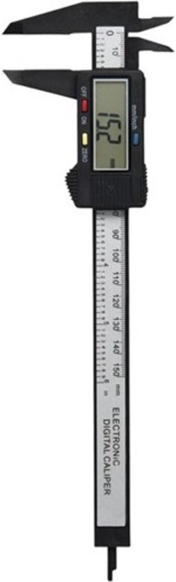 MAX Digitale Schuifmaat - 150 mm - inclusief batterij | bol.com