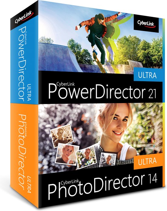 CyberLink PowerDirector 21 Ultra & PhotoDirector 14 Ultra Duo - Download | bol