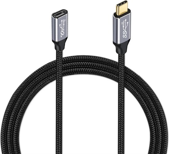 NÖRDIC USBC-N1143 - 1.5m Supersnelle Usb-c verlengkabel - 5Gb/s - 60W Power Delivery -... | bol.com