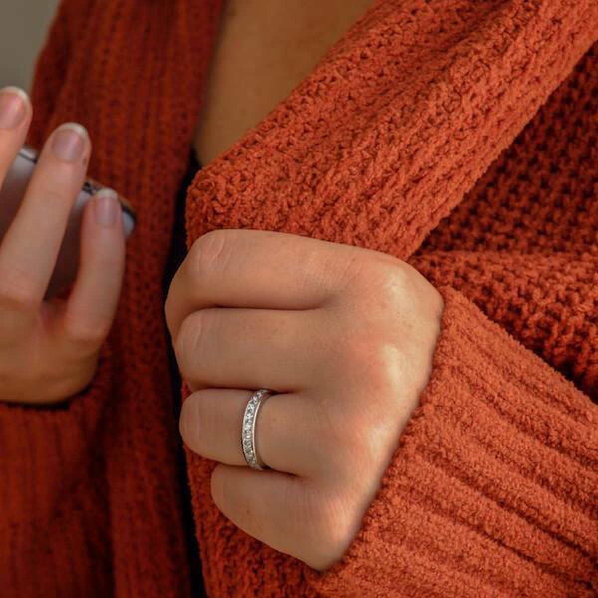 Ring Dames - Ringen Dames - Ringen Vrouwen - Zilverkleurig - Ring ...