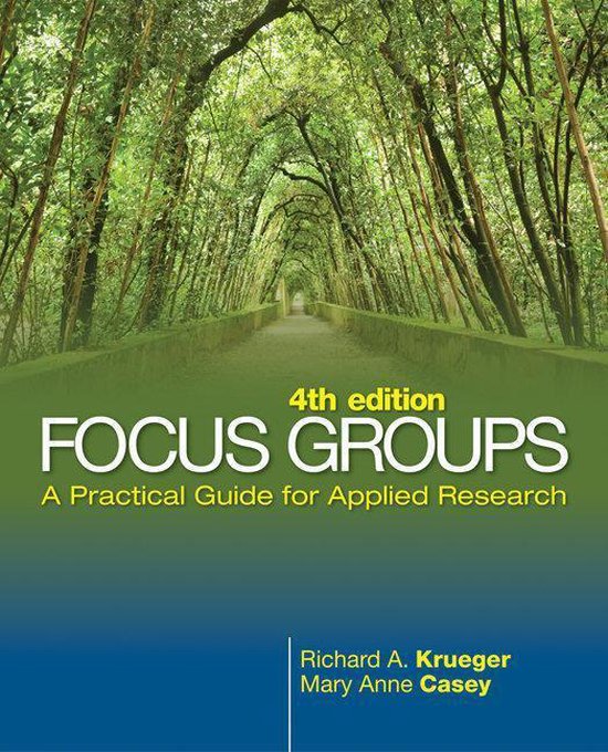 Focus Groups | 9781412969475 | Richard A Krueger & Mary Anne Casey ...