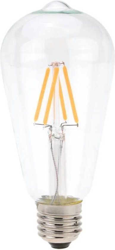 B Deal Dimbaar E27 St64 Led Lamp Filament 2w Warm Wit 2700k Kogellamp