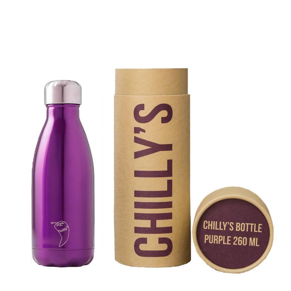 Chilly's 260 ml fles Purple Chilly's 260 ml fles Purple | bol.com