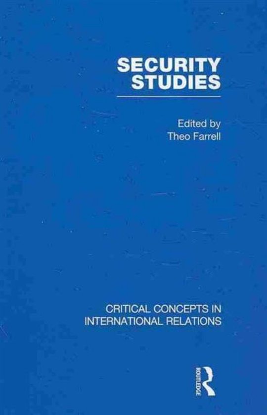 Security Studies | 9780415456012 | Farrell Theo | Boeken | bol.com