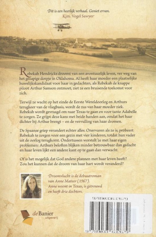 Droom vlucht, Anne Mateer | 9789033632679 | Boeken | bol