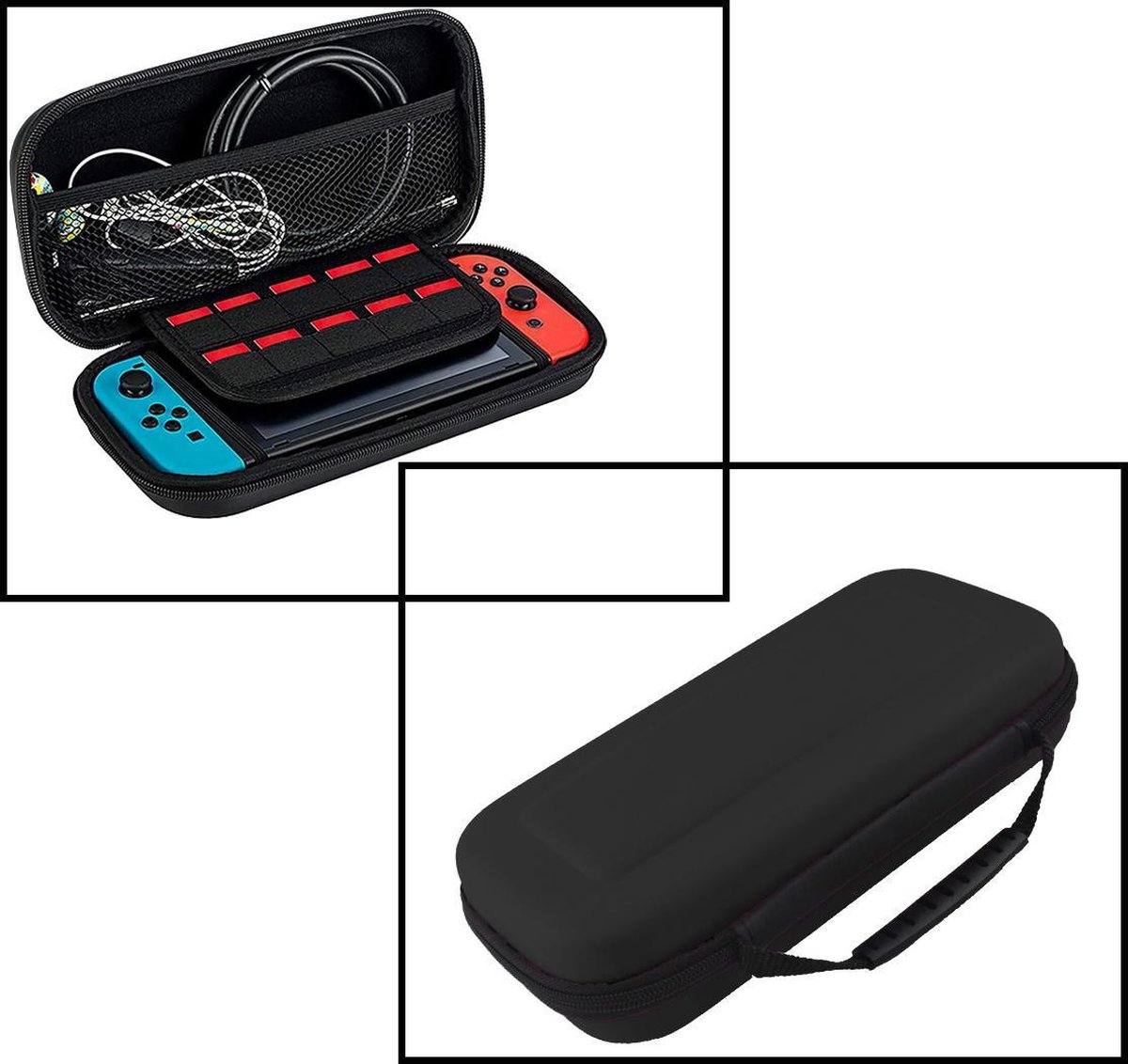 Hoesje Voor Nintendo Switch Oled Case Hoes Hard Cover Zwart Bol