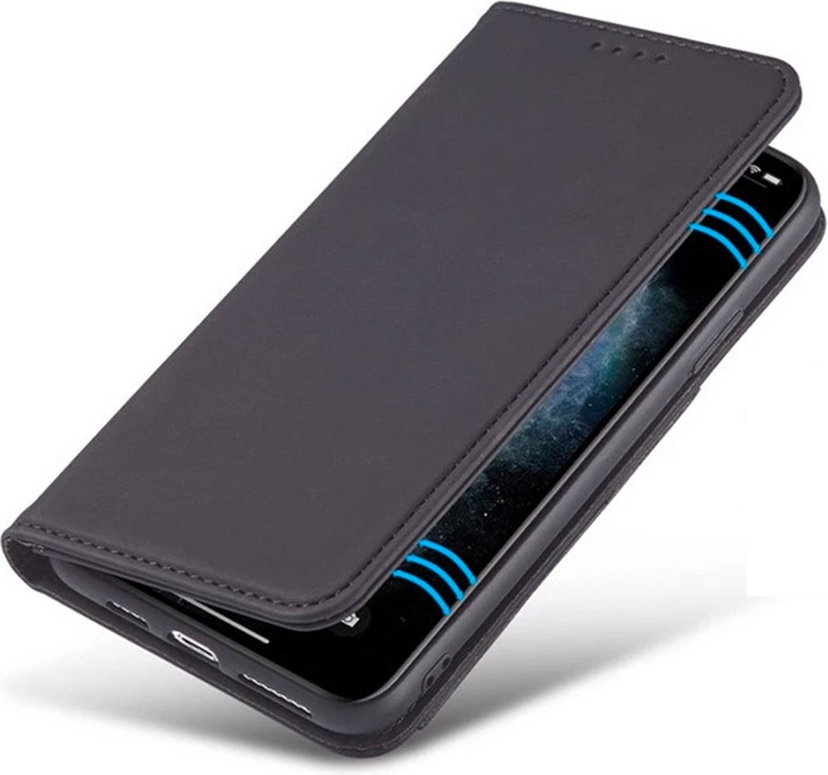 iPhone 12 Pro Max Wallet Hoesje met Magneetsluiting - Telefoonhoesje ...