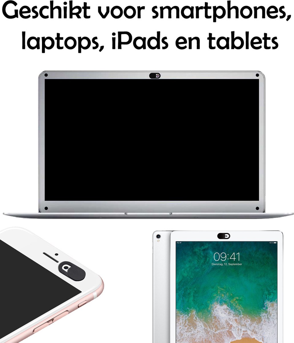 Webcam Cover Laptop Schuifje Camera Cover Laptop Zwart - Camera Cover ...