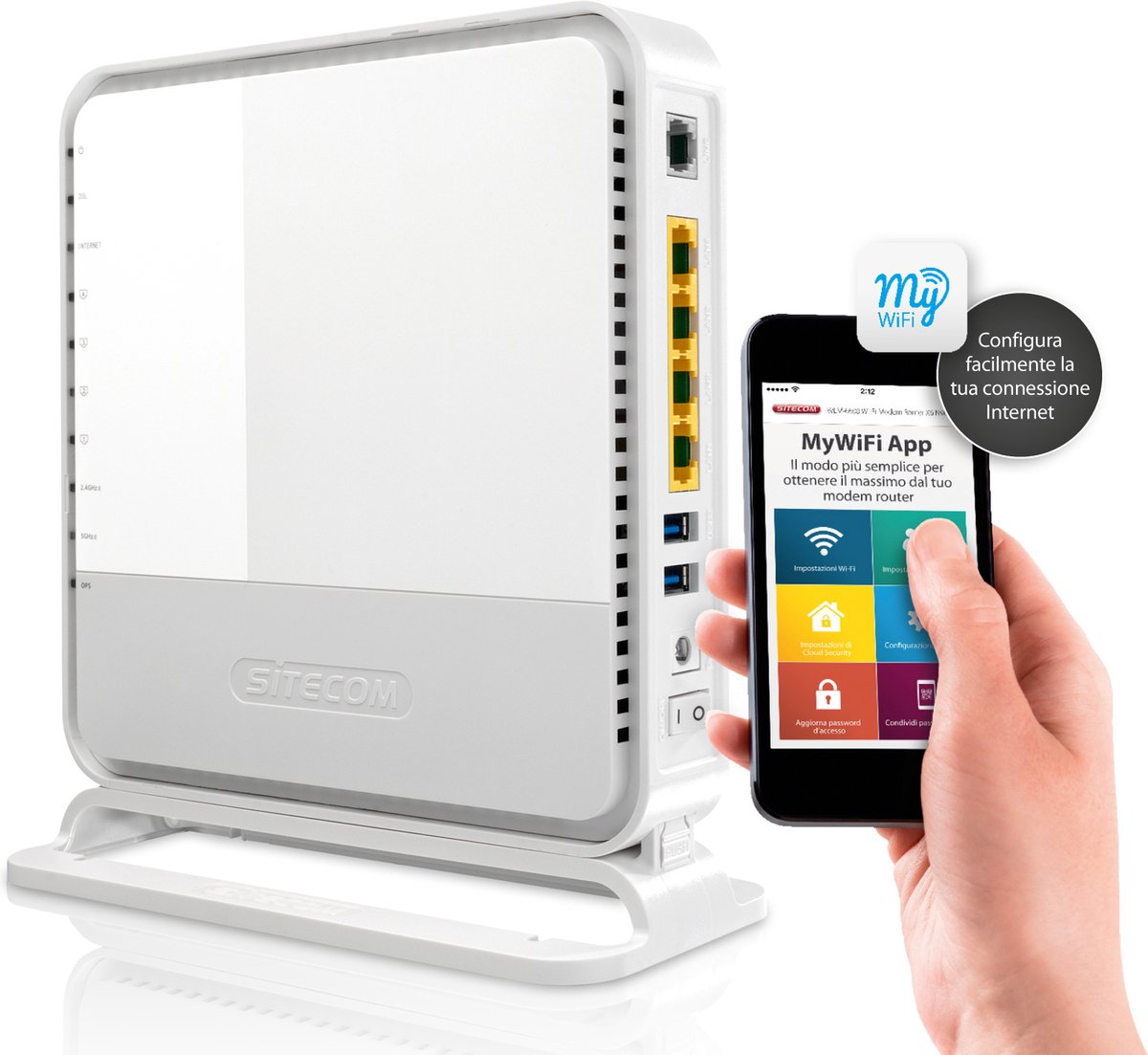 Sitecom WLM-6600 - Modem Router | bol.com