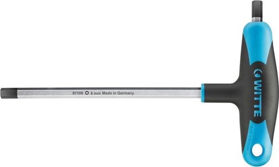 Witte Schroevendraaier T-greep inbus 2,5 x 100 mm | bol