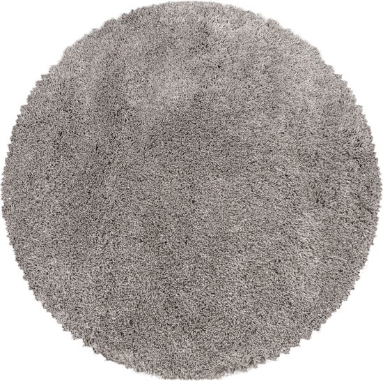 Tapijtenloods Pearl Soft Rond Hoogpolig Vloerkleed Beige- 160 CM ROND | bol