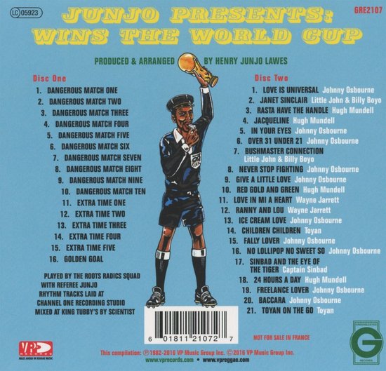 Henry Junjo Lawes - Junjo Presents Wins The World Cup (2 CD), Onbekend ...