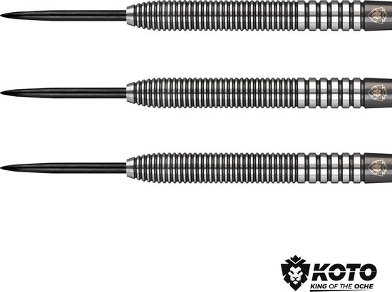 KOTO Zoom Black Electro 90% Tungsten Darts, 23 Gram Steeltip Dartpijlen ...