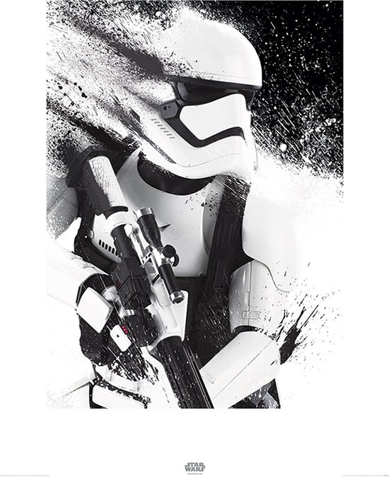 Pyramid Poster - Star Wars Episode Vii Stormtrooper Paint - 80 X 60 Cm ...