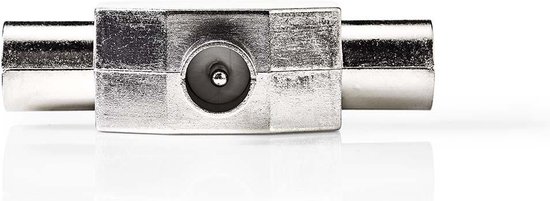 Nedis Satelliet- en Antenne-Adapter - IEC (Coax) Male - 2x Coax Female - Vernikkeld -... | bol