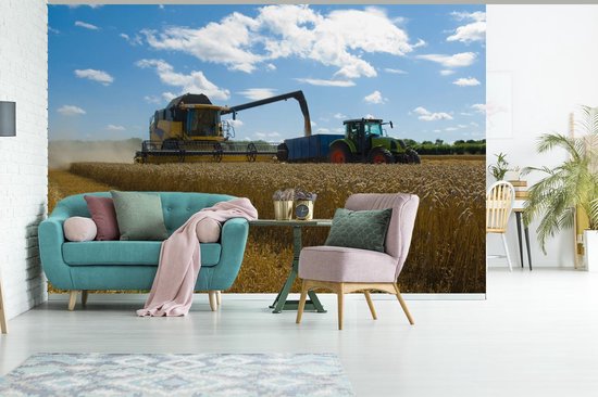 Behang - Fotobehang Trekker - Boerderij - Land - Breedte 420 cm x ...