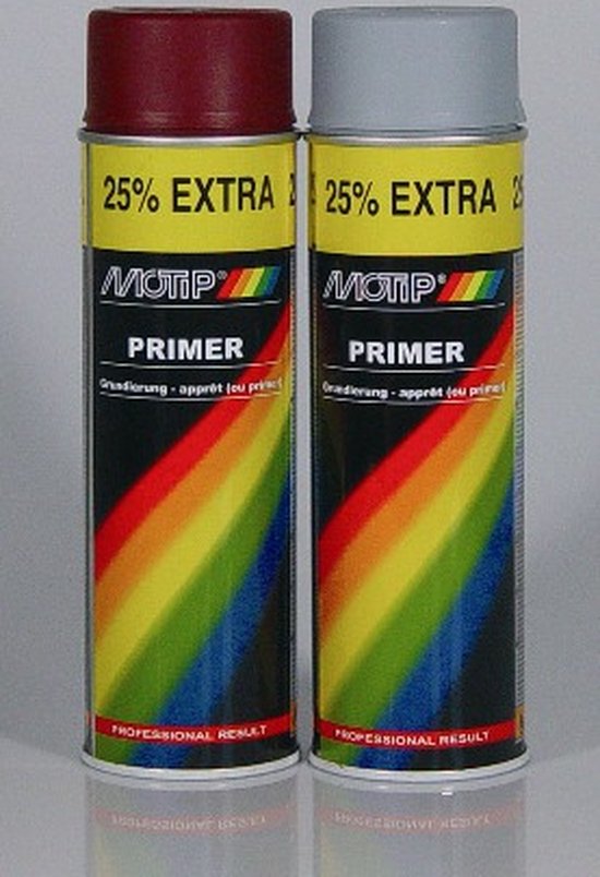 MoTip Primer Rood spuitbus 500ml | bol.com