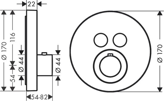 Axor Axor ShowerSelect Inbouwmengkraan | bol