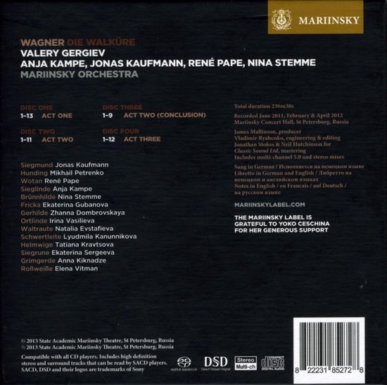 Wagner / La Walkyrie (CD), Rene Pape | Muziek | bol