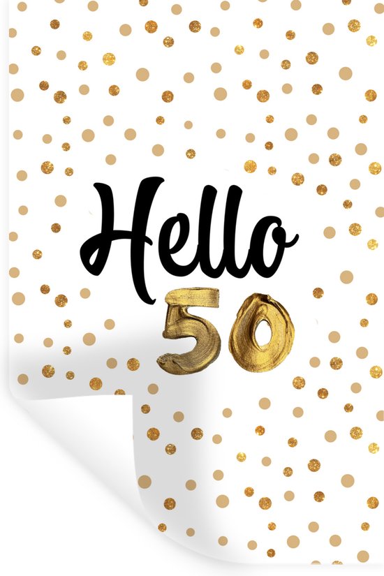 Muurstickers - Sticker Folie - Jubileum - 50 jaar sarah - Feest ...