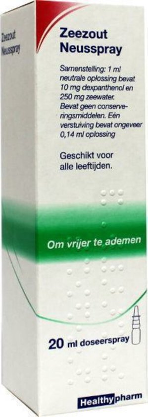 Healthypharm Zeezout - 20 ml - Neusspray | bol