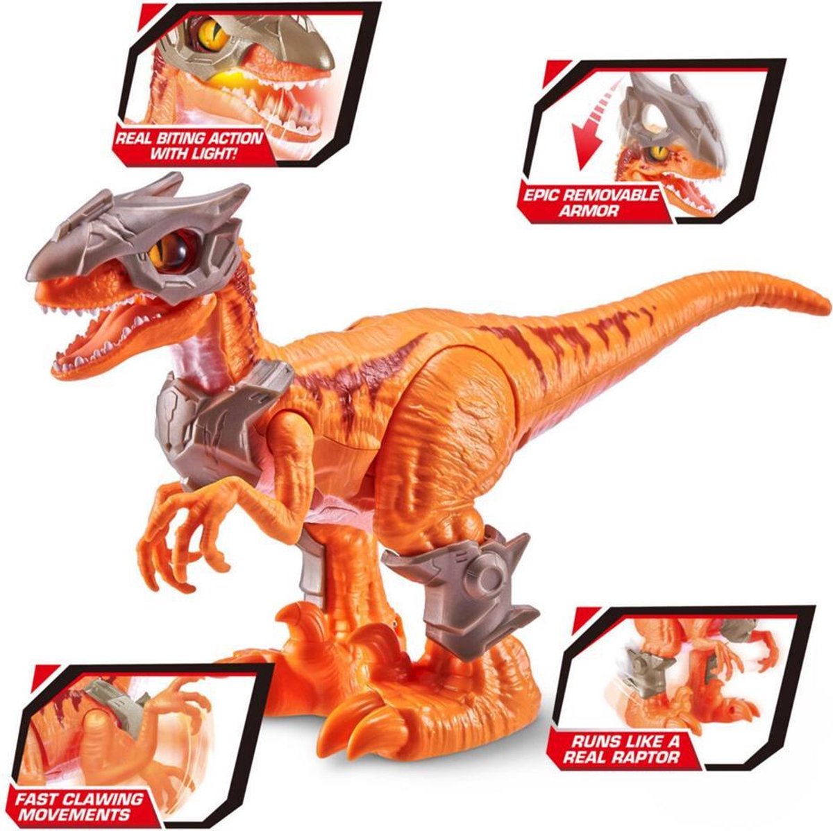 Zuru Robo Alive Dinosaurus Raptor Glow In The Dark | bol.com