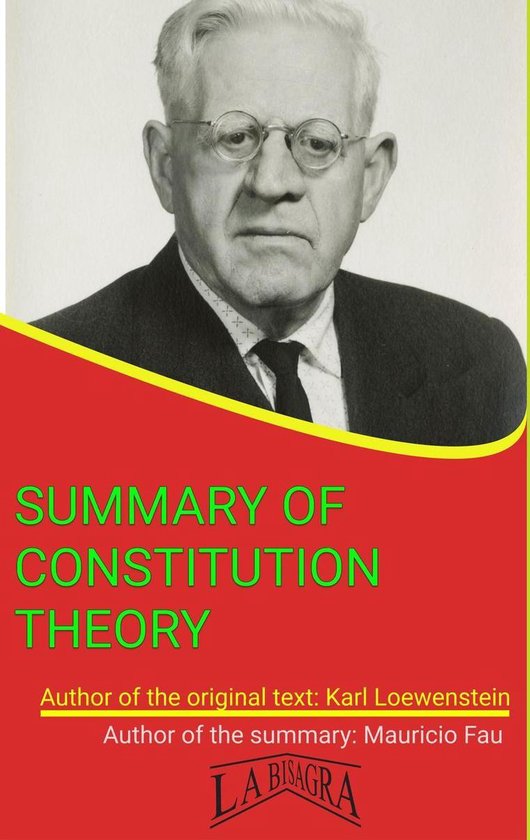 UNIVERSITY SUMMARIES - Summary Of "Constitution Theory" By Karl ...