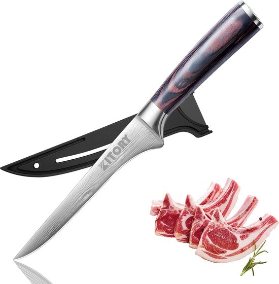 Fileermes 15 cm - Professioneel Officemes met beschermhoes - Vismes met ...