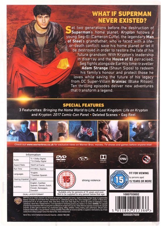 Krypton - Season 1 (Dvd), Georgina Campbell | Dvd's | bol