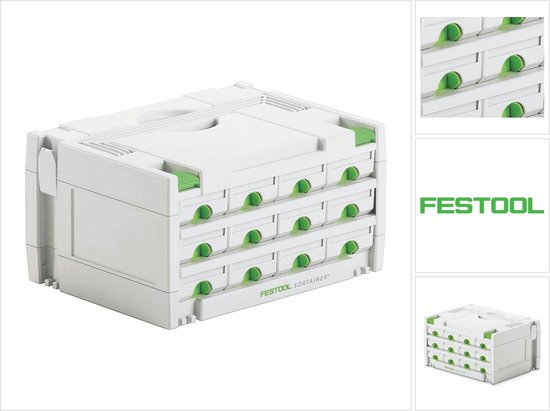 Festool SYS 3-SORT/12 Sortainer - 491986 | bol