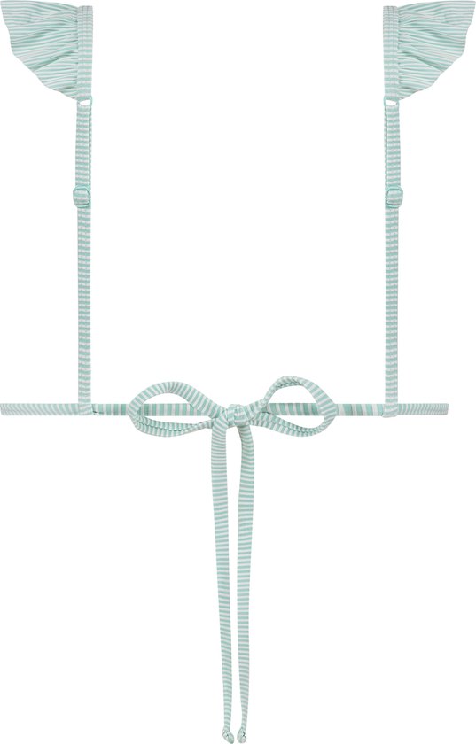Hunkemöller Fiji rib triangle Dames Bikinitopje - Blauw - Maat XS | bol