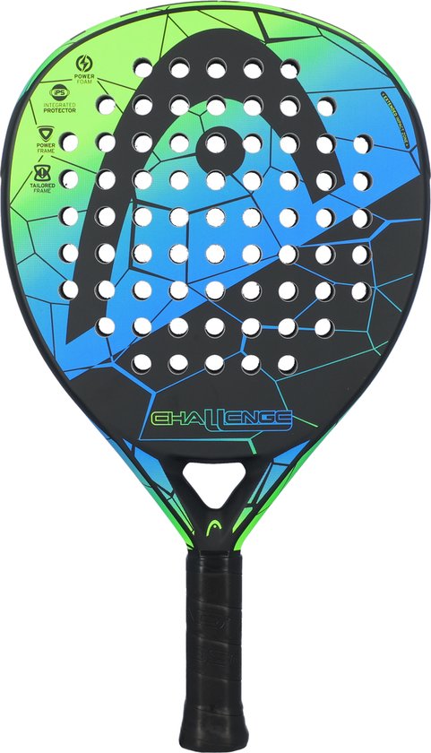 Head Challenge Padel Racket - Groen-Blauw | bol