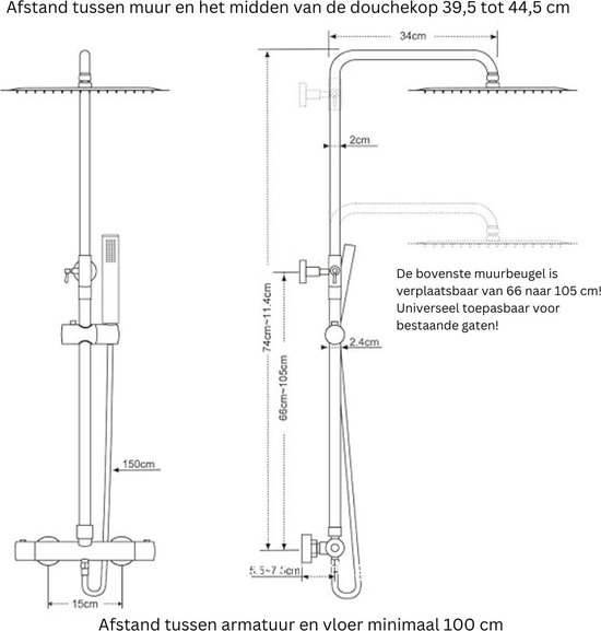Regendouche Zonder Kraan | bol