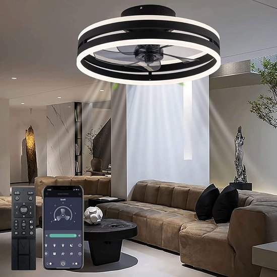 Plafondlamp met Ventilator - Plafondlamp met Ventilator LED ...