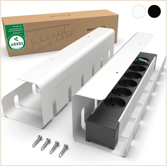 Kabelgoot bureau - set van 2 kabelmanagement bureau - 2 x 40 cm ...