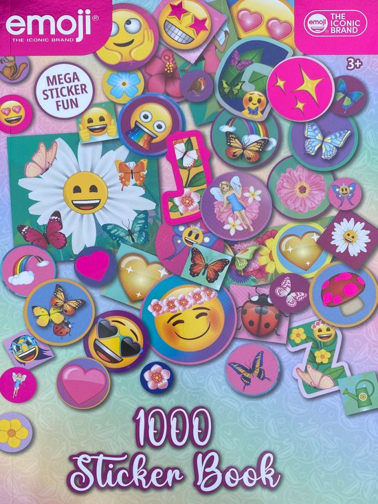 Emoji - 1000 stickerboek - Emoji stickerboek - boek vol met 1000 ...